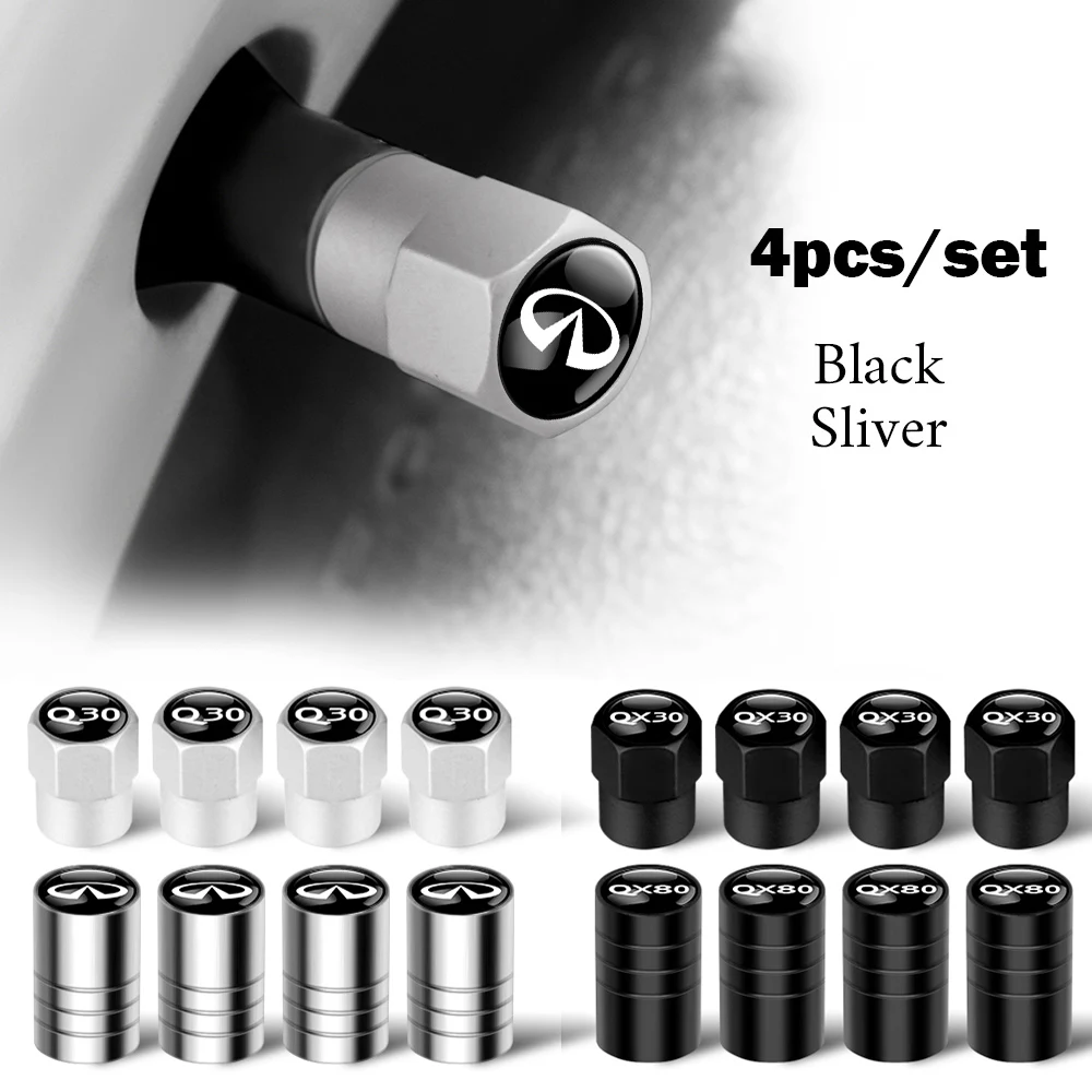 4PCS-Car-Wheel-Tire-Valve-Stem-Cap-Tyre-Valve-Cover-Auto-Accessory-for ...