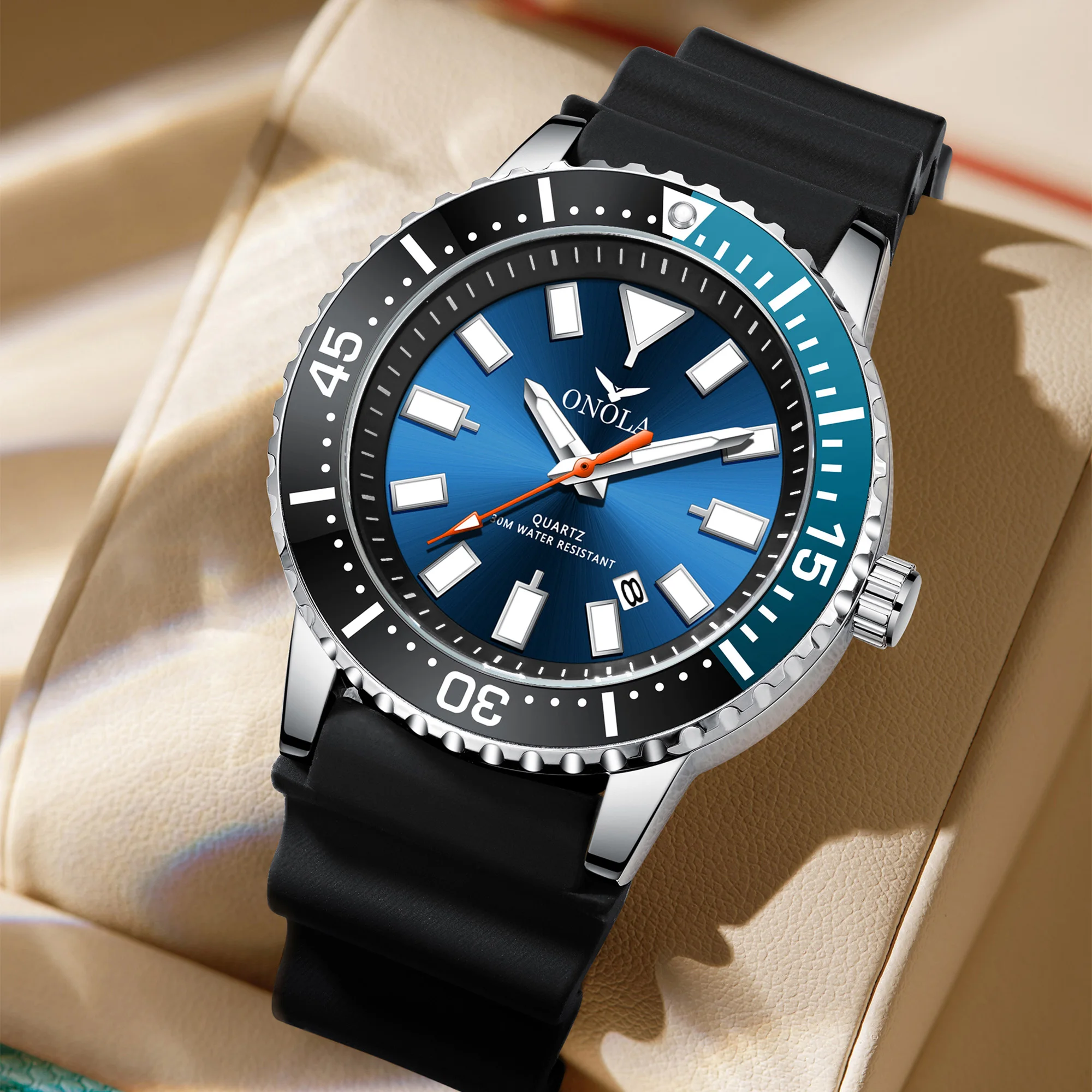 HOT-Business-Men-s-Watch-ONOLA-Genuine-Leather-Waterproof-Leisure ...