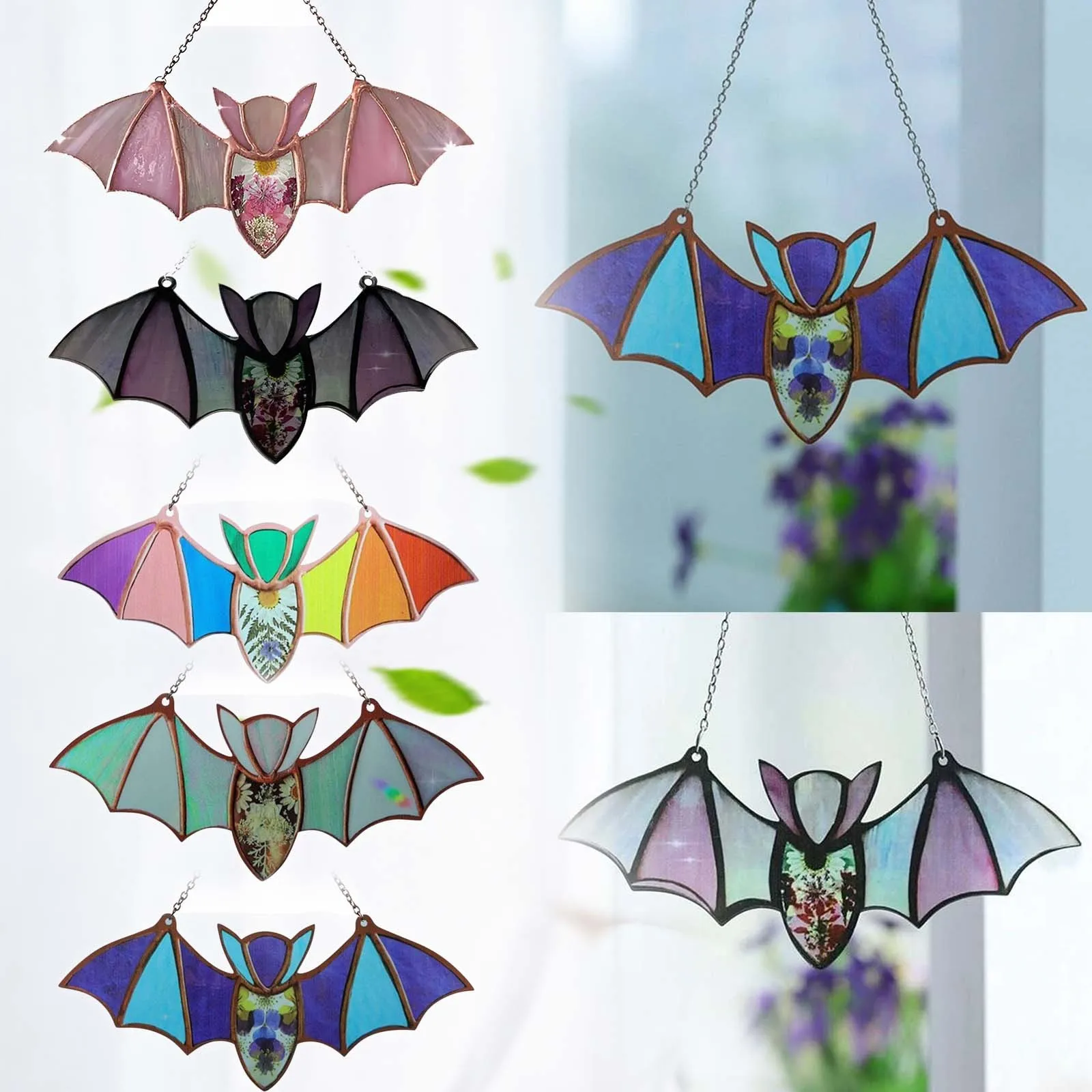 Halloween-Bat-Hanging-Pendant-Horror-Garland-Happy-Halloween-Party ...