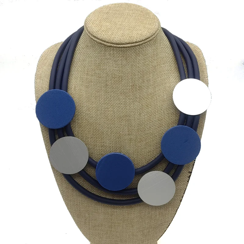 YD-YDBZ-Fashionable-Design-Charm-Multicolor-Handmade-Rubber-Necklace ...