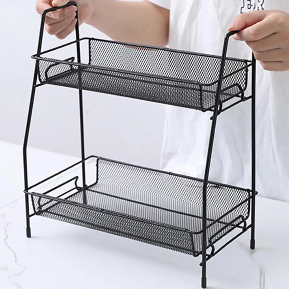 2-tier-Storage-Rack-Double-Layer-Stainless-Steel-Storage-Rack-for ...