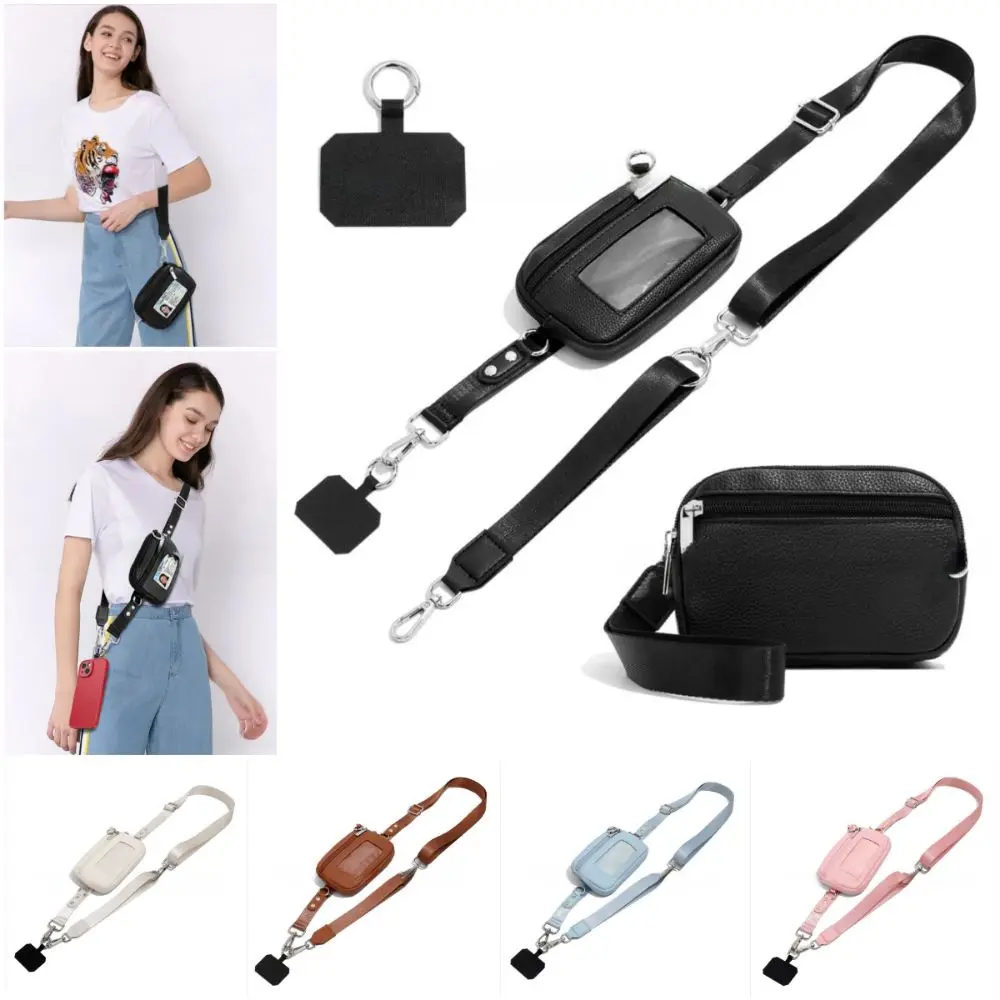 Adjustable Multicolor Phone Strap Detachable Card Bag Hands-free Mobile ...