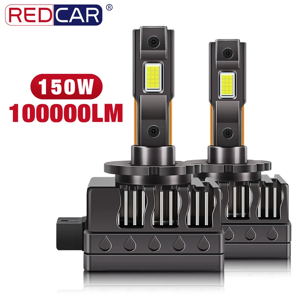 10000LM D3S LED D1S D2S D4S LED Headlights HID D1R D2R D3R D4R LED CSP Chip 6000K White Plug ...