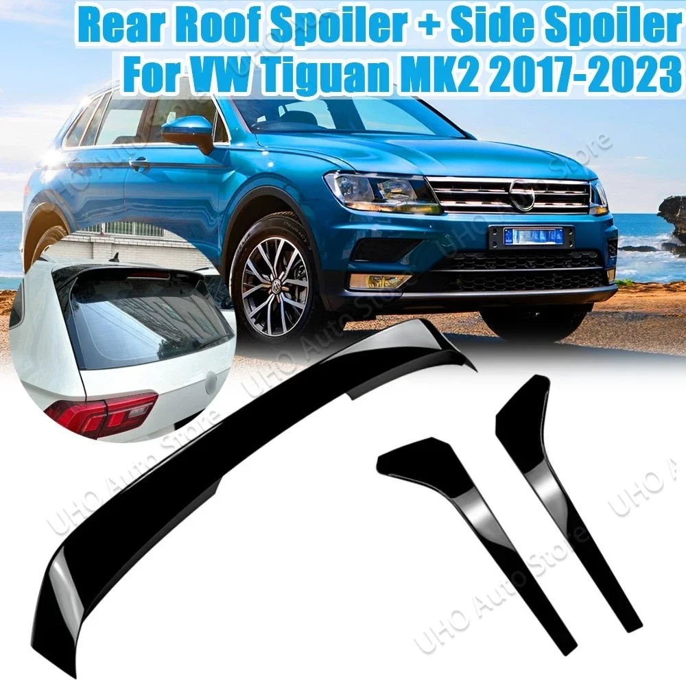 For-Volkswagen-VW-Tiguan-MK2-2017-2023-Car-Rear-Roof-Trunk-Side-Spoiler ...