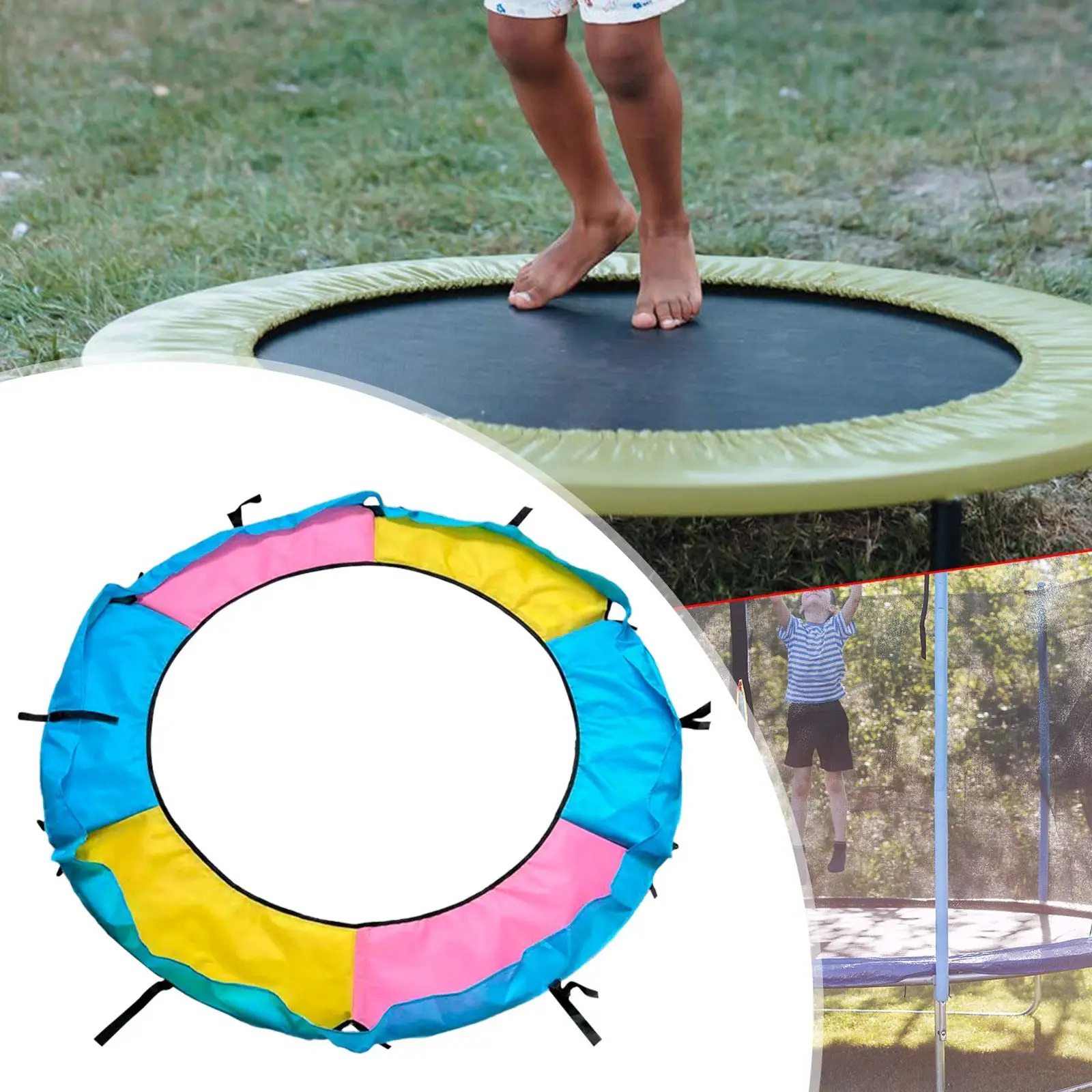 Trampoline-Spring-Cover-Thick-Trampoline-Accessory-Waterproof ...