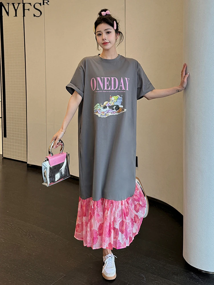 NYFS-2024-Summer-New-Korea-Woman-Dresses-Vestidos-Robe-Elbise-Loose ...