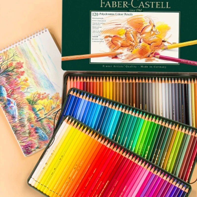 Faber-Castell-Polychromos-12-24-36-60-72-120-Colors-Professional-Oily ...