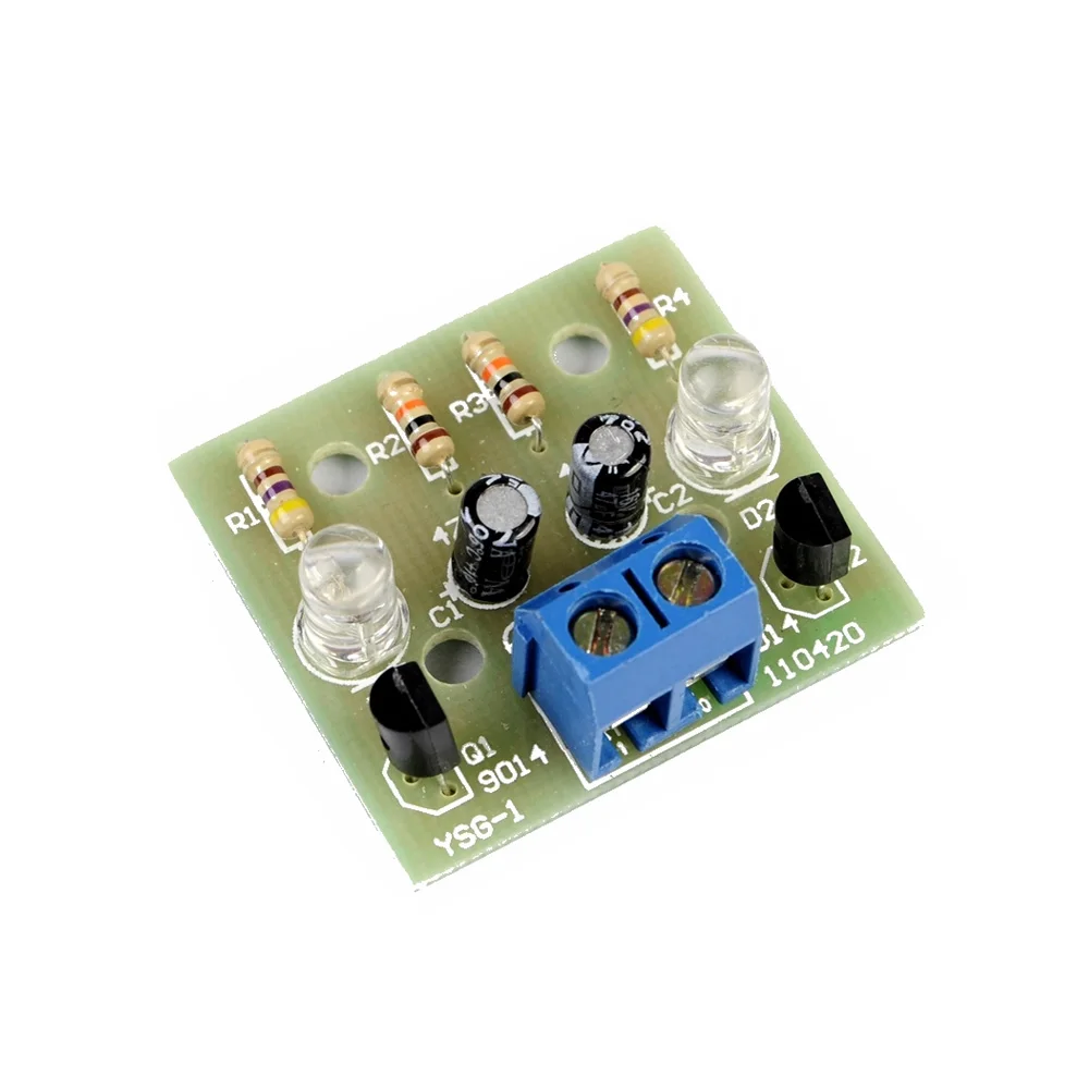 DC-3-9V-DIY-Electronic-Flashing-Light-Kit-5MM-LED-Flash-Light-LED ...