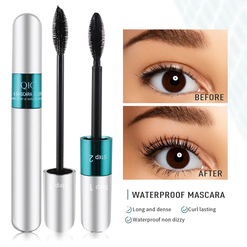 Rimel 4D Silk Fiber Eyelash Mascara Waterproof Long-Lasting Extra ...