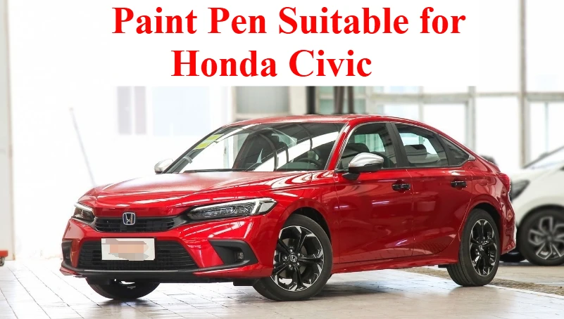 Paint Pen Suitable for Honda Civic Touch-up Pen Crystal Brilliant White ...