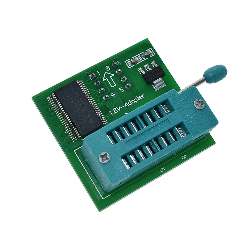 1.8V SPI Flash SOP8 DIP8 W25 MX25 use on programmers TL866CS TL866A EZP2010 EZP2013 CH341 1.8V ...