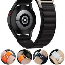 20mm 22mm Band for Samsung Galaxy watch 4/5/Pro/classic 45mm 44mm Nylon ...
