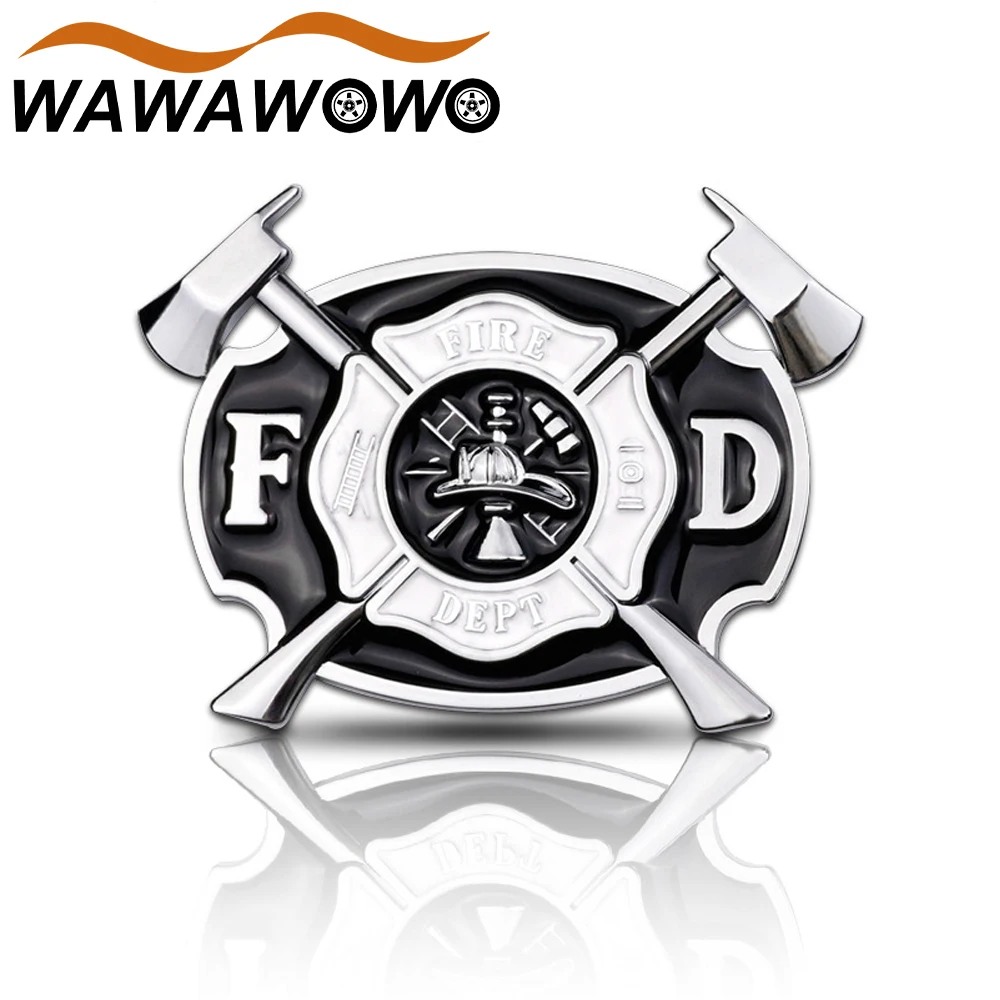1Pcs-3D-Metal-FIRE-DEPT-Fire-Department-Decals-Firefighter-s-Honor ...