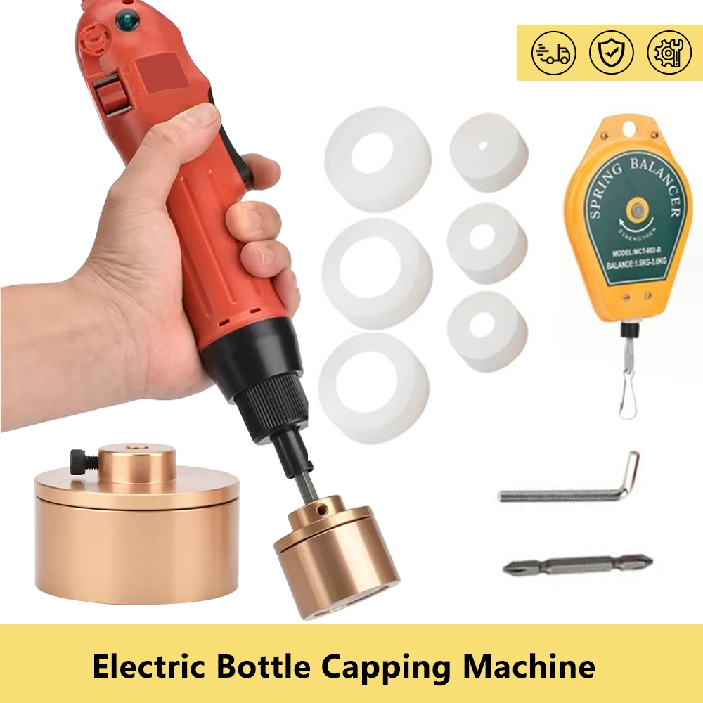 Manual Electric Bottle Capping Machine Portable Screw Cap Tightening ...