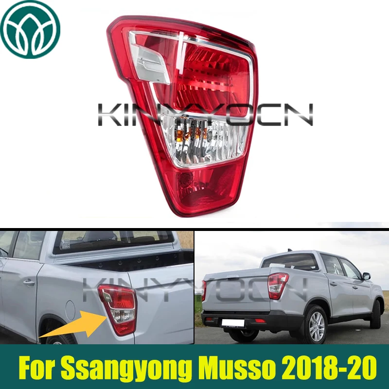 Taillight Taillamp For Ssangyong Musso 2018-2020 Rear Lights Warning ...