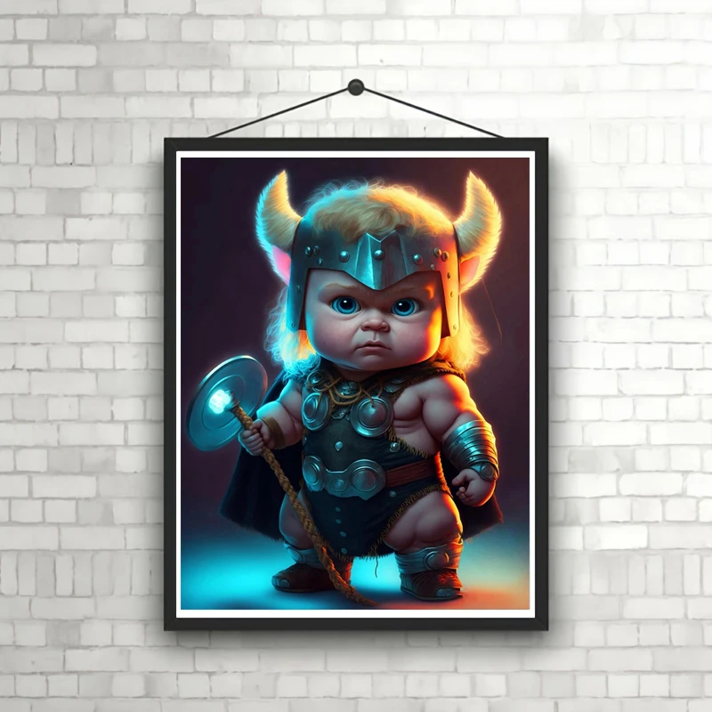 1pc-11-8x15-7-Inch-5D-DIY-Unframed-Diamond-Painting-Glowing-Cartoon ...