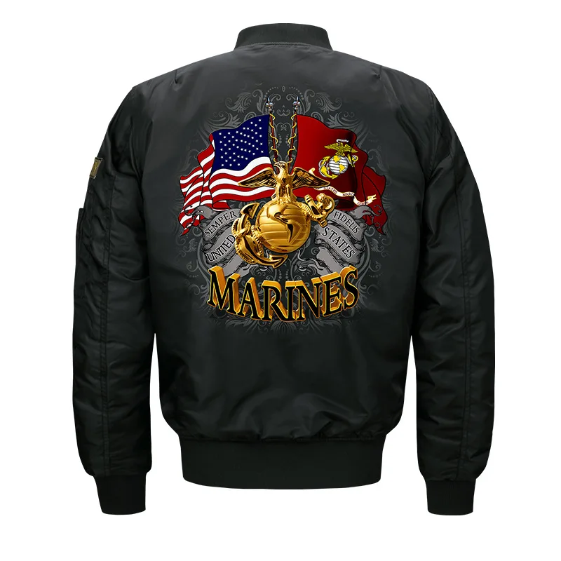 New Military Jacket Marines Men's Bomber Jacket Spring Man Outerwear Ma ...