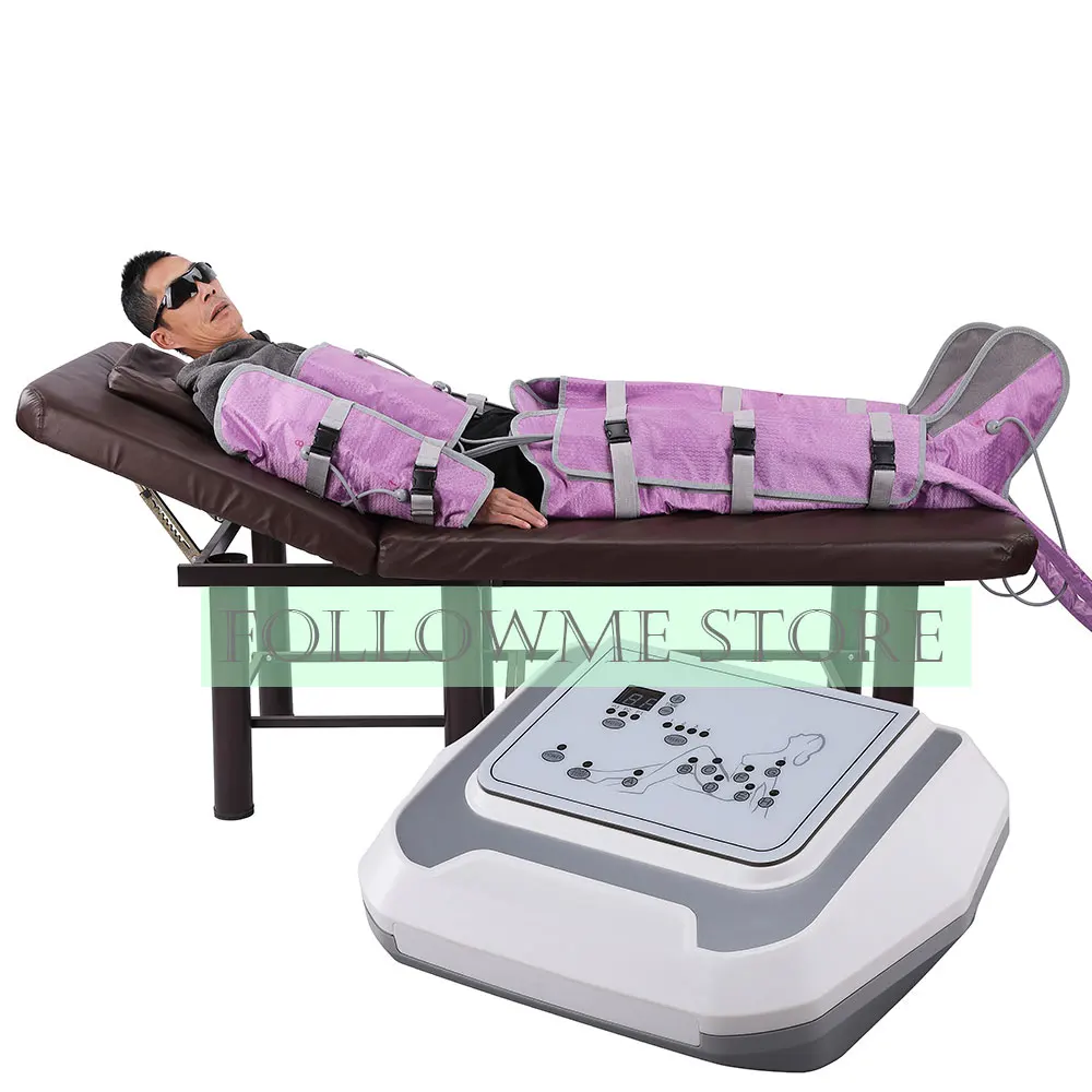 Professional-Pressotherapy-Machine-Purple-Lymphatic-Massage-Device-Arms ...