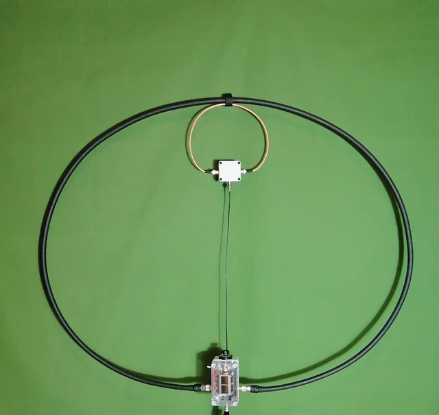 Latest MRA-QRP 20W QRP Small Loop Antenna Short wave HF Radio IC-705 FT ...