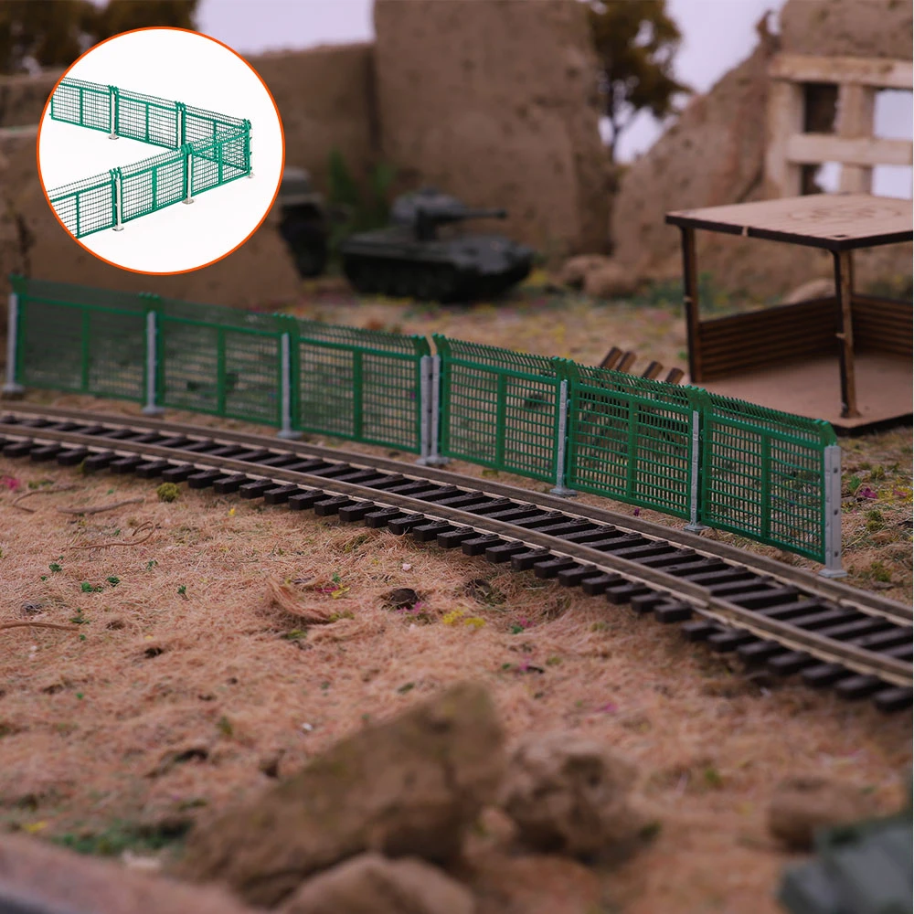 Simulation Railroad Track Fence Guardrail ABS Scene Material For Making ...