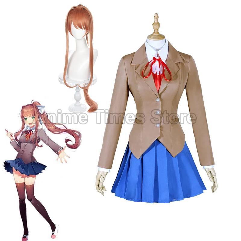 Disfraz-de-Doki-Literature-Club-Monika-Cosplay-de-Sayori-Yuri-Natsuki ...
