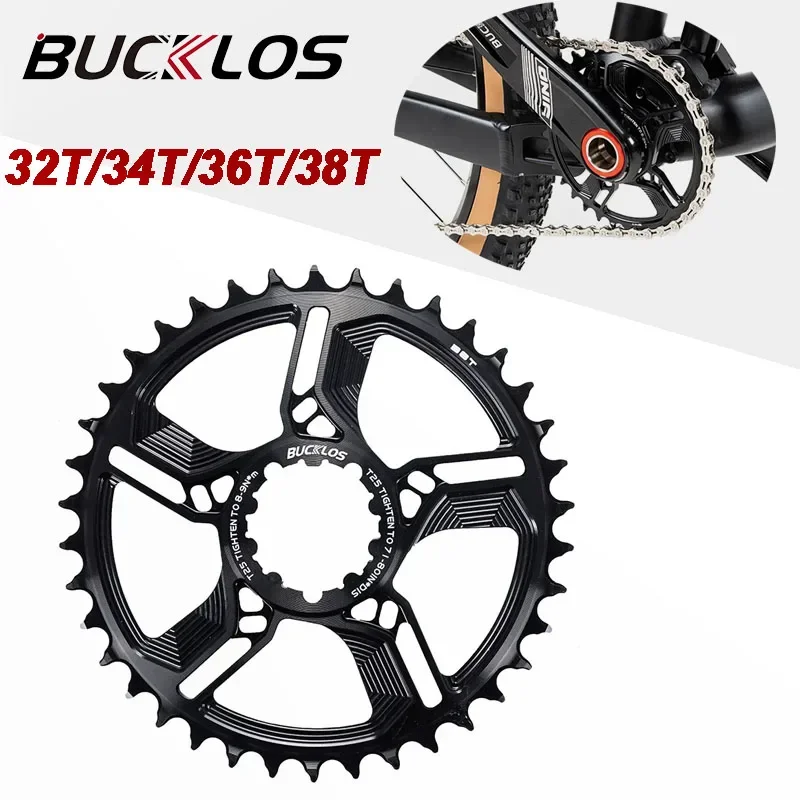 BUCKLOS-Chainring-32-34-36-38T-Mountain-Bike-Chainwheel-Ultralight ...