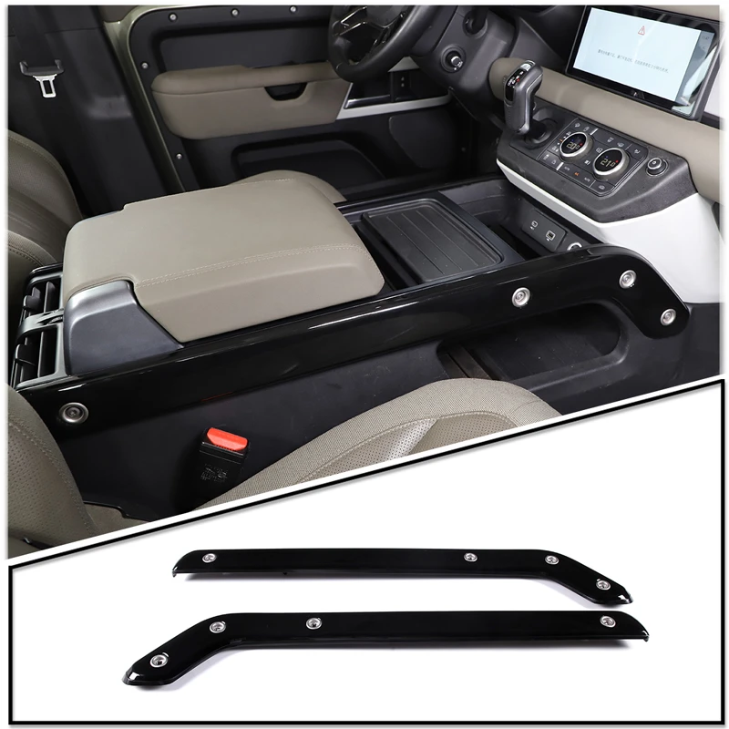Car Center Console Side Strip Trim Strip For Land Rover Defender 110 ...