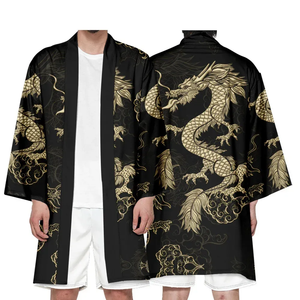 Chinese-Dragon-Cardigan-Harajuku-Long-Style-Kimono-Women-Men-Japanese ...