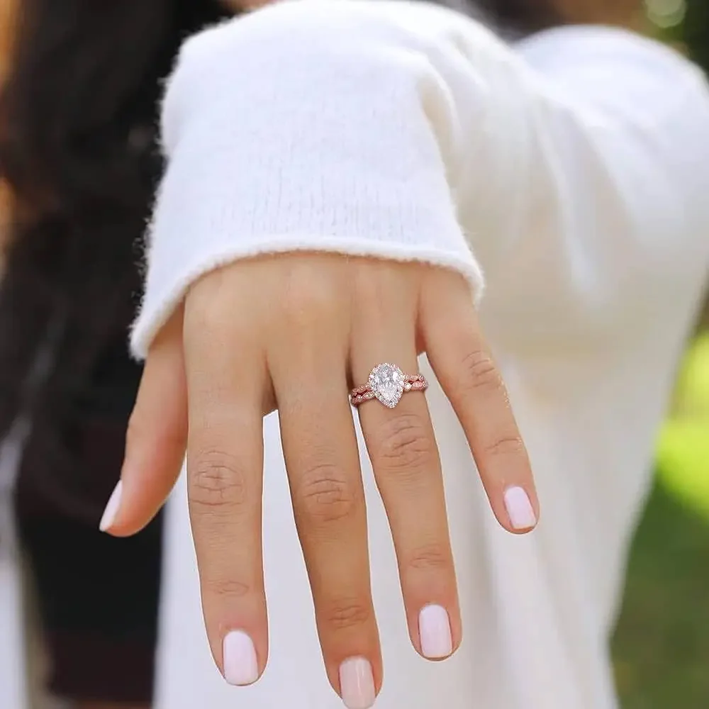 Tear drop wedding rings 60 photos - Astyledwedding.com
