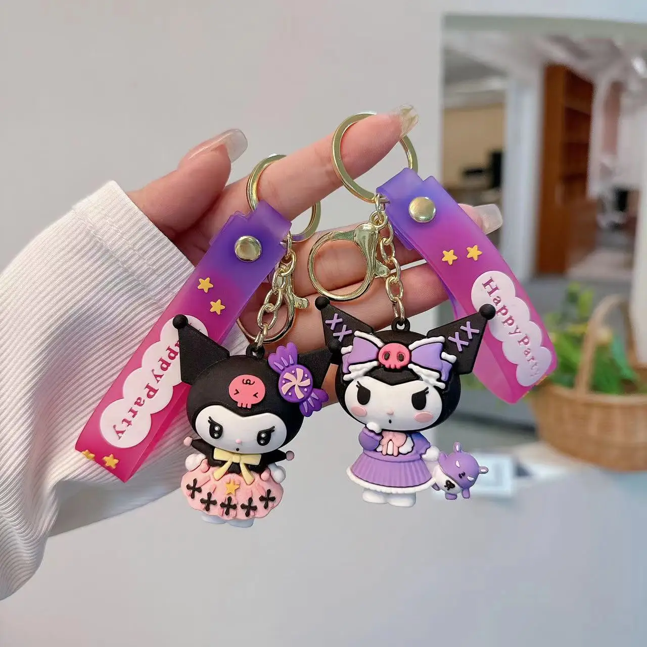Sanrio-Kuromi-Keychain-Cute-Anime-KUROMI-S-PRETTY-JOURNEY-Figure-Doll ...