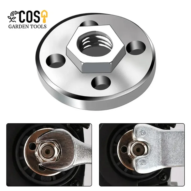 Hexagon-Nut-Angle-Grinder-Flange-Press-Plate-Quick-Change-Type-100 ...