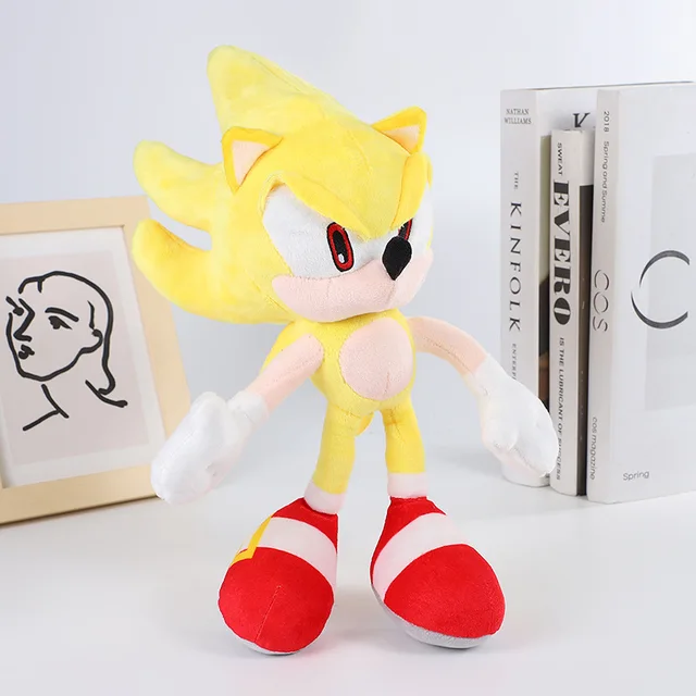 20 Inch Super Sonic Plush Hypersonic Hedgehog Mouse, A Cute And ...
