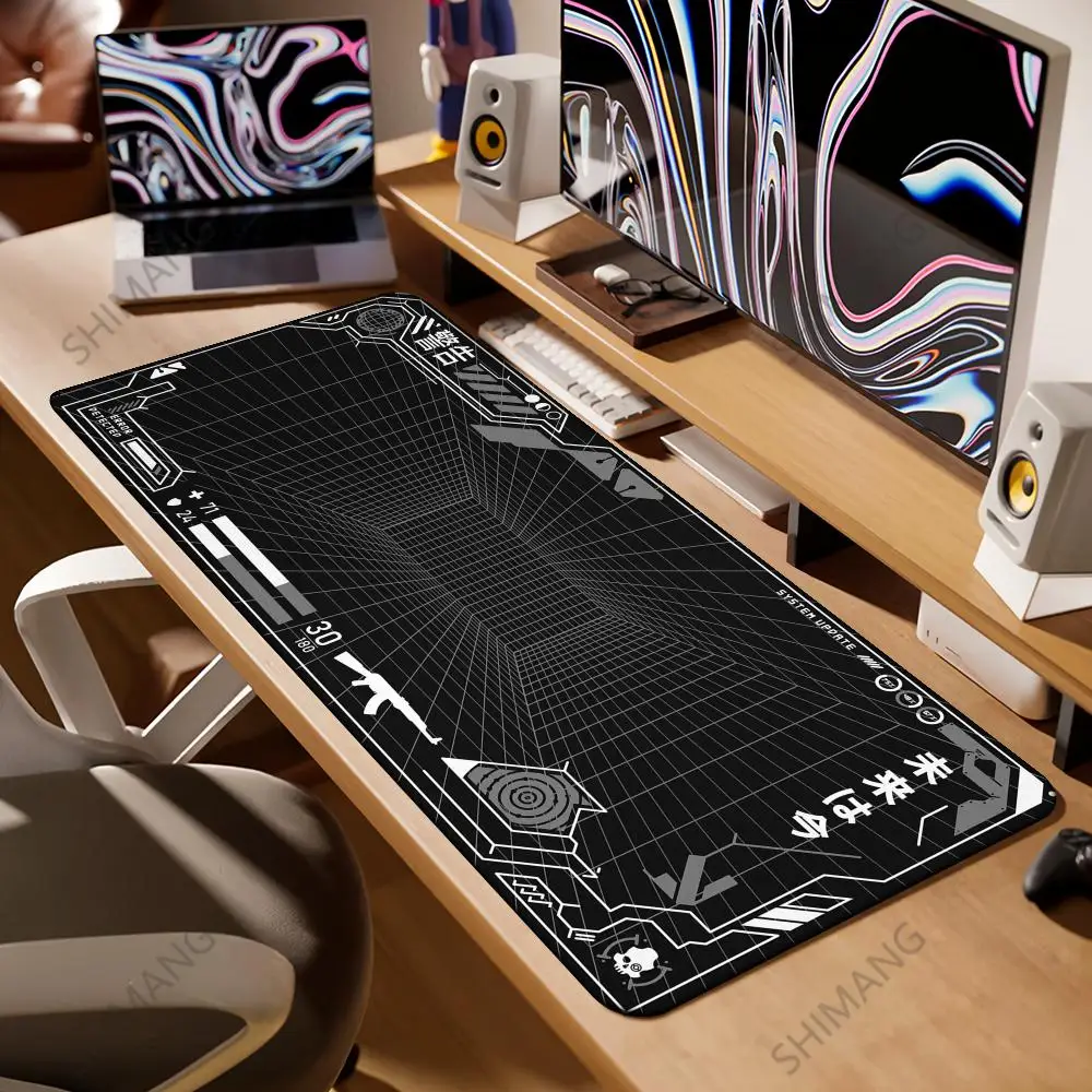 Mausepad Perspective Grid Desk Mat Gaming Mat Pad on The Table Office ...