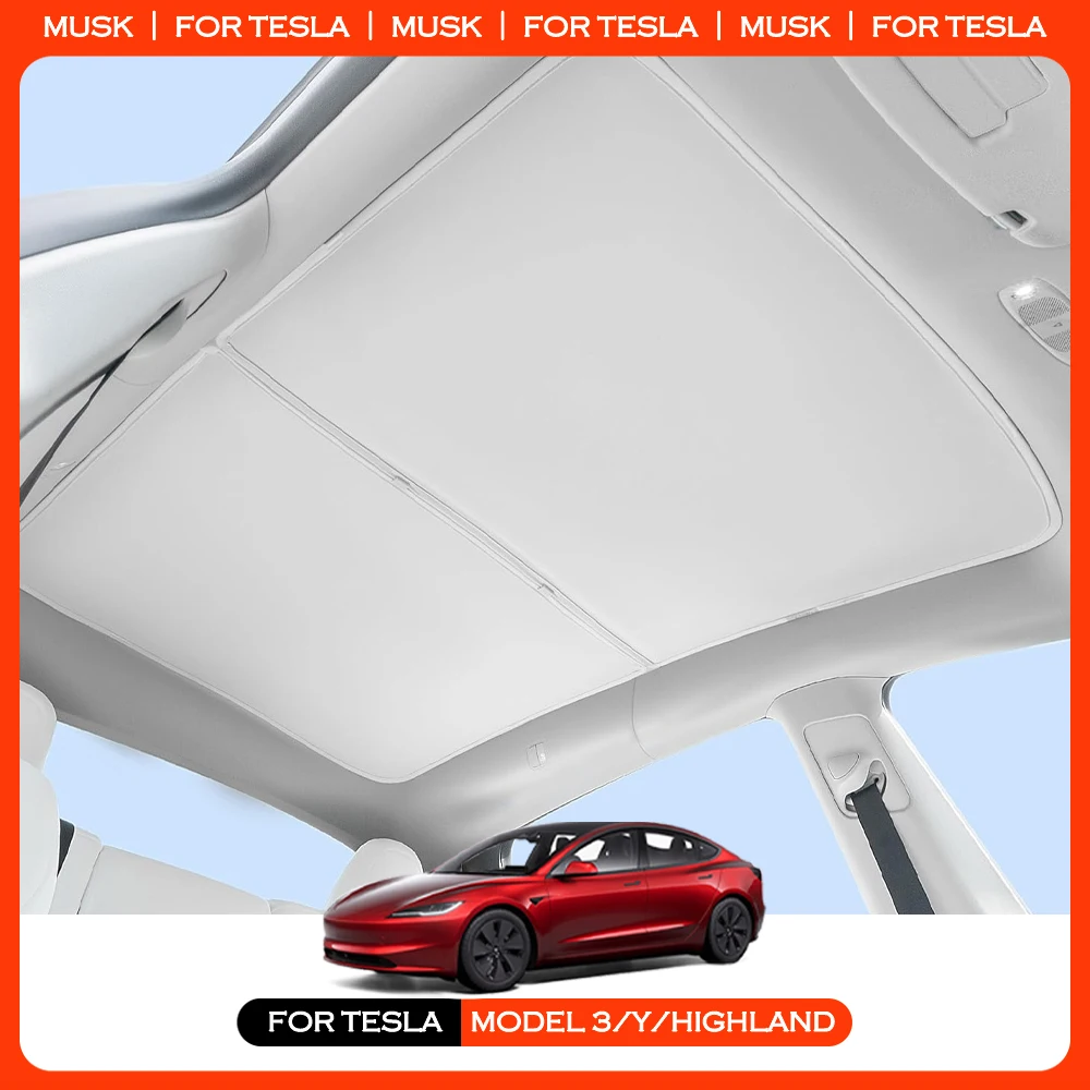Sunroof-Sunshade-For-Tesla-Model-3-Highland-2024-Model-3-Y-2021-2023 ...
