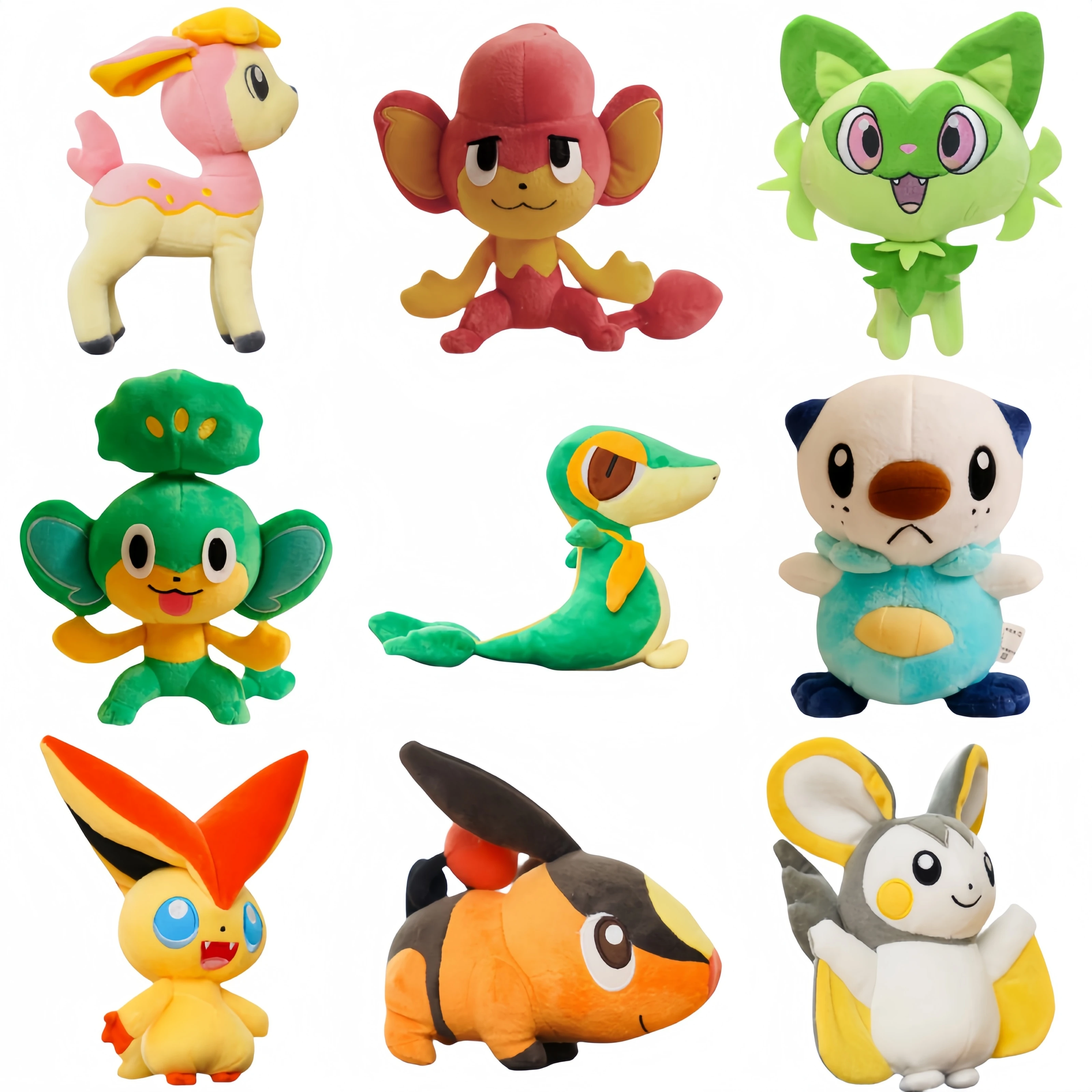 Pokemon-Pikachu-Plush-Nivy-Stuffed-Doll-Tepig-Emolga-Victini-Deerling ...