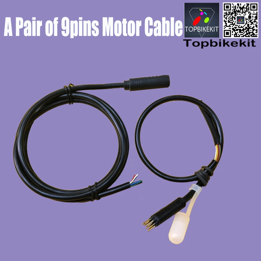 Ebike-Motor-Extend-Cable-A-Pair-of-9-Pins-Waterproof-Plug-Male-Female ...