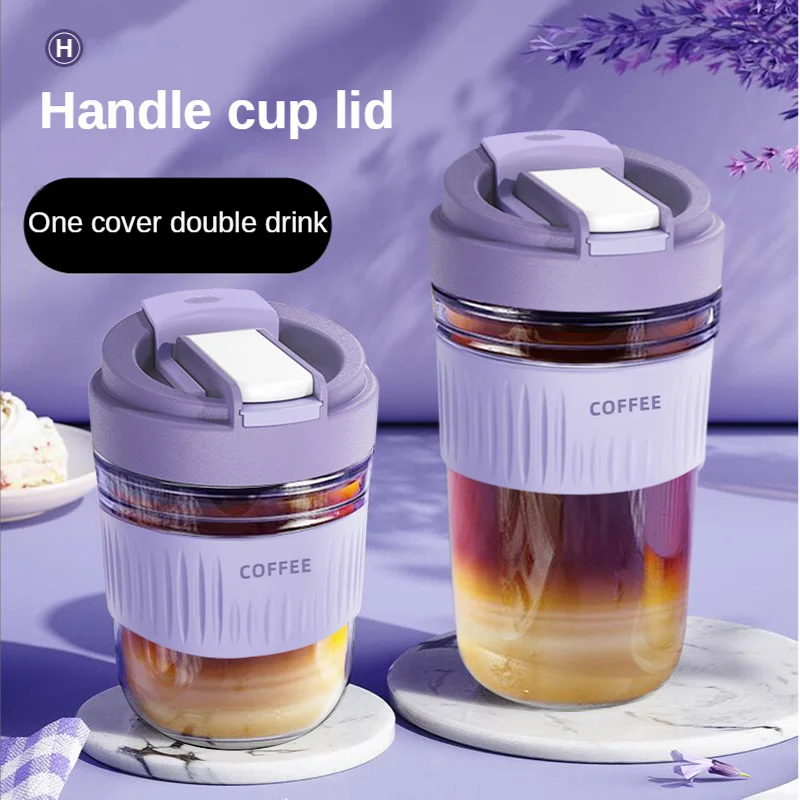 New-Cute-Water-Bottles-for-Girls-cups-with-Lids-and-Straws-Coffee-Cup ...