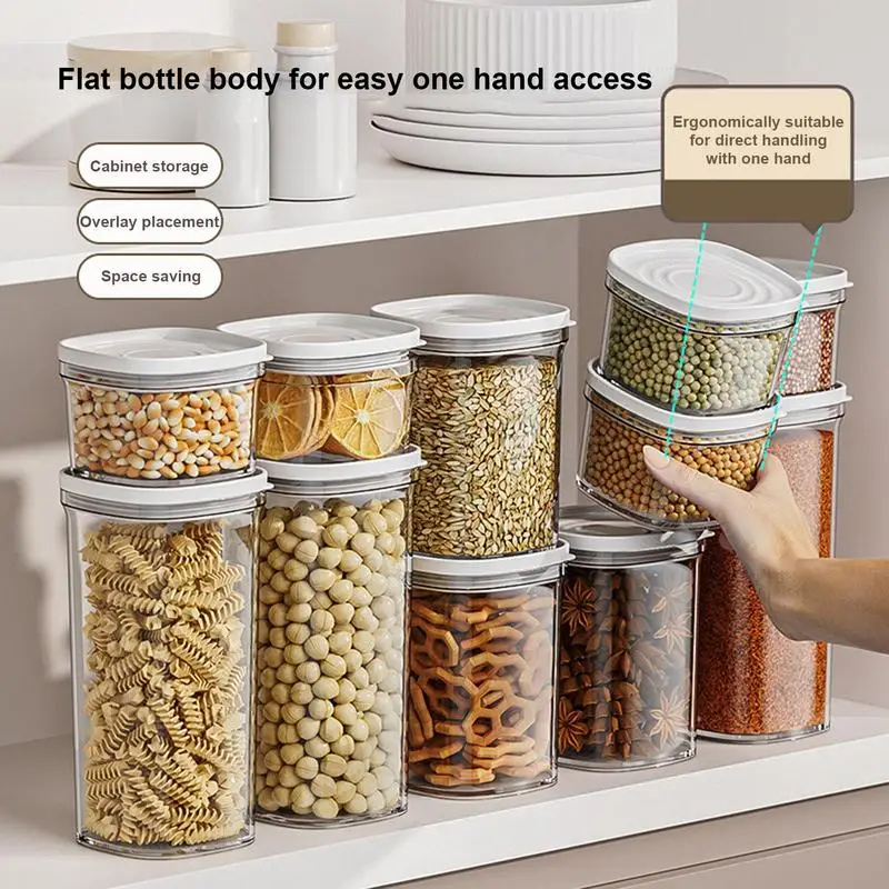 Kitchen-Storage-Tank-Grains-Coffee-Beans-Spice-Food-Container ...