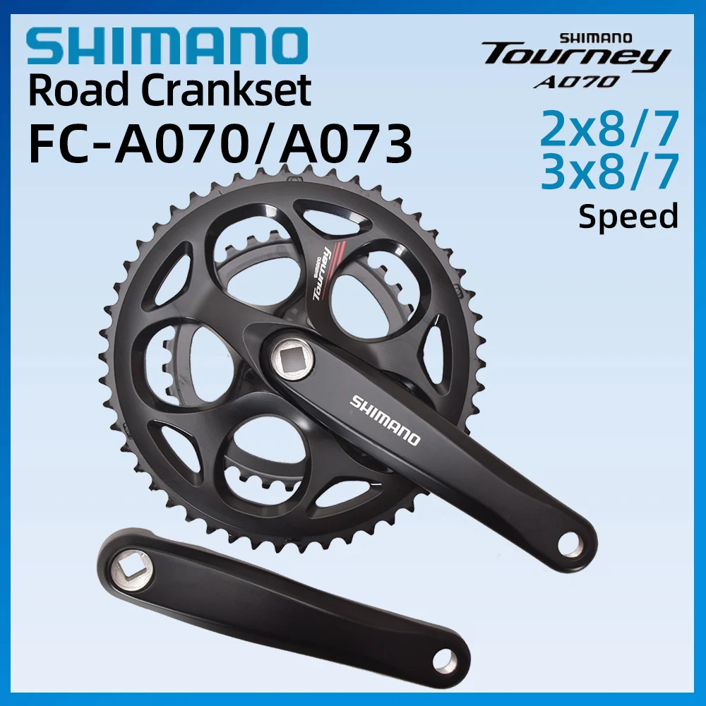 SHIMANO-TOURNEY-FC-A070-2x8-7-speed-Crankset-FC-A073-Crankset-3x8-7 ...