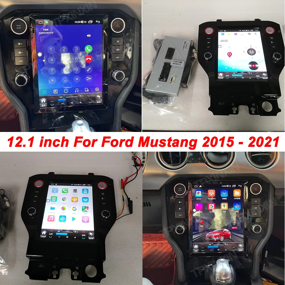 For-Ford-Mustang-2015-2021-Android-Car-Radio-2Din-Stereo-Receiver ...