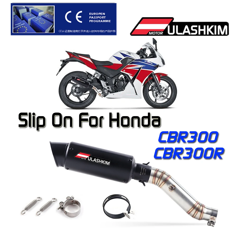 Free-Shipping-Slip-On-For-Honda-CBR300-CBR300R-Motorcycle-Exhaust ...
