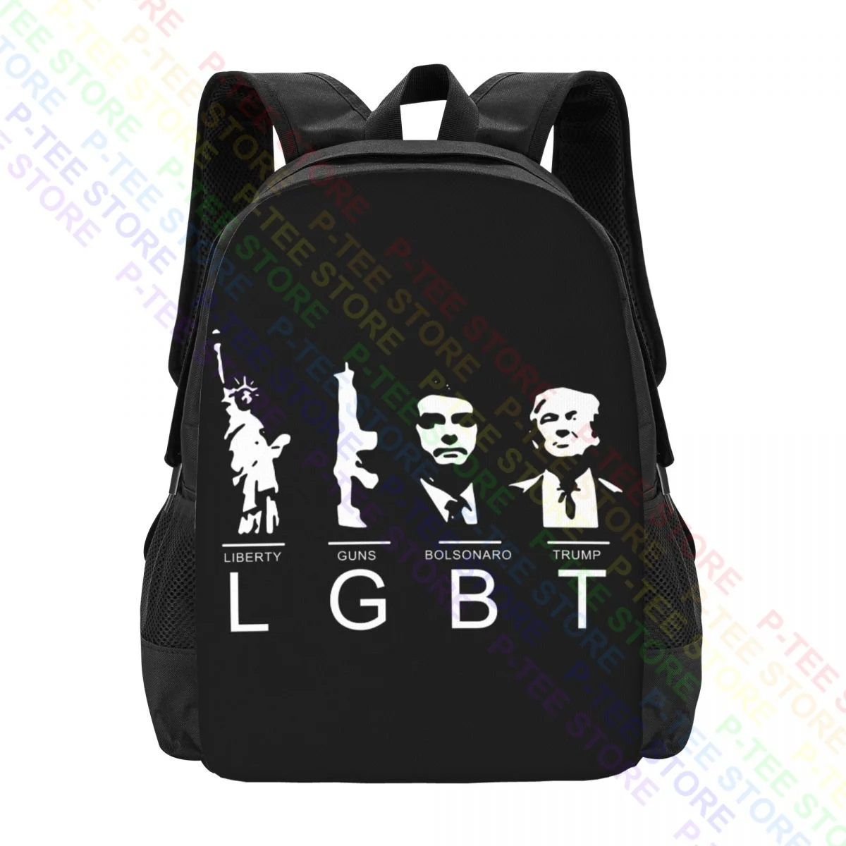 Liberty-Guns-Bolsonaro-Trump-LgbtBackpack-Large-Capacity-Softback-Gym ...