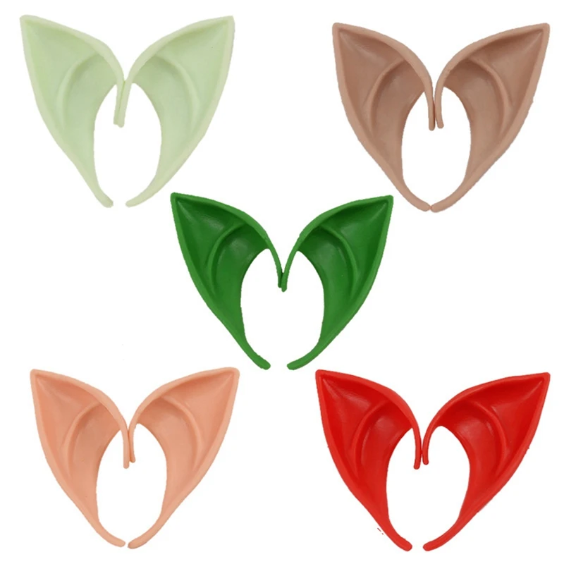 Orejas de elfo de Gel de sílice, accesorios de Cosplay, oreja de elfo ...