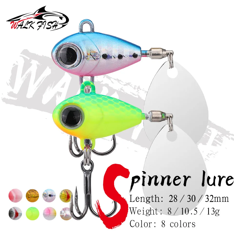 WALK-FISH-8g-10-5g-13g-Spinner-Bait-Sinking-Metal-Jig-VIB-Chatterbait ...
