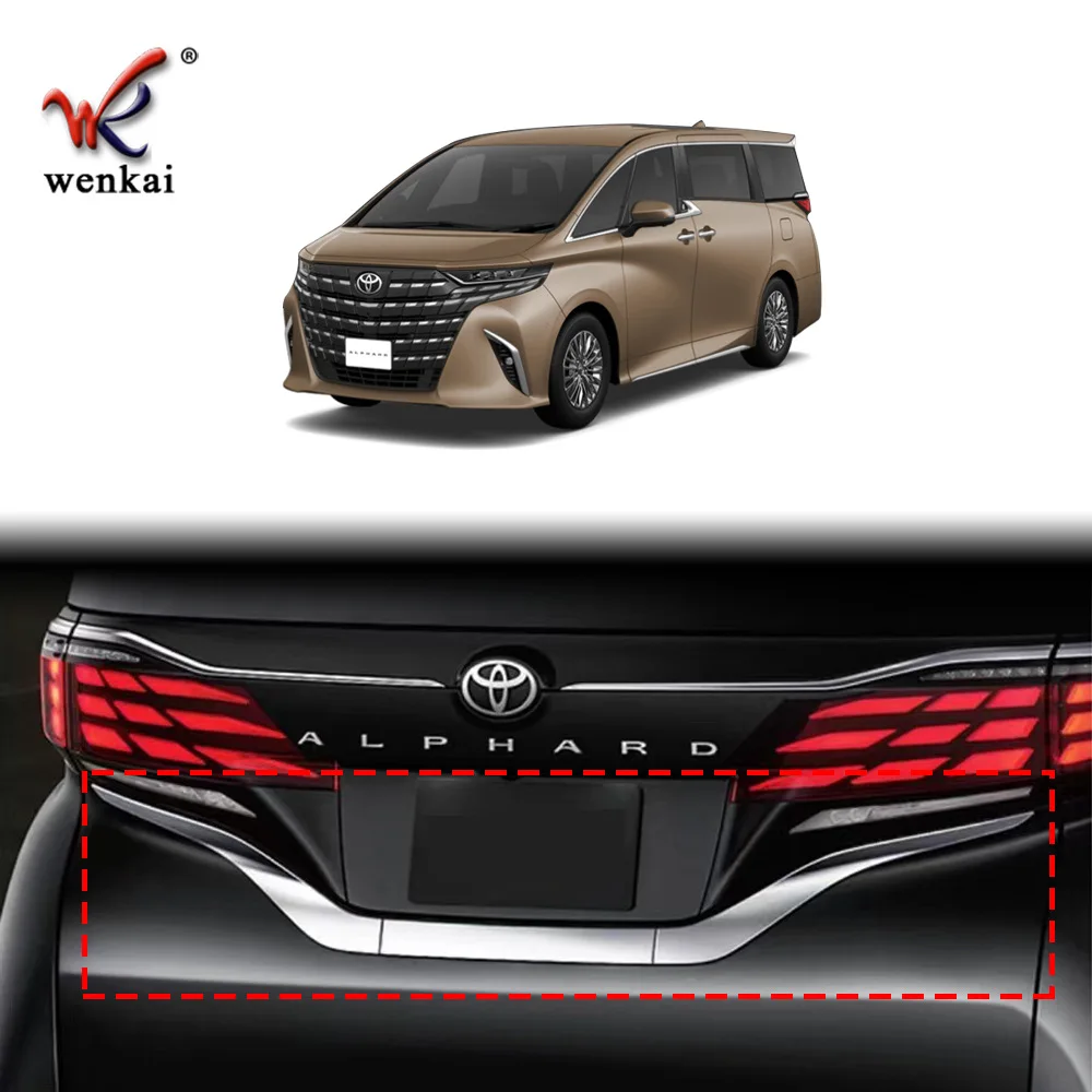 Car-Trunk-Tailgate-Trim-Garnish-For-2023-Toyota-Alphard-Vellfire-40 ...