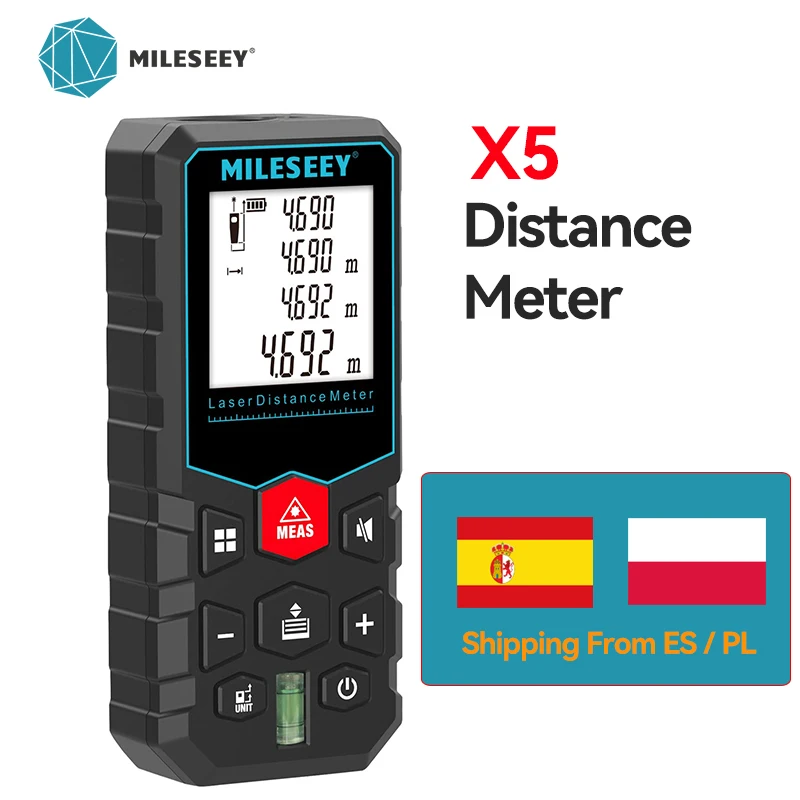 Mileseey-tel-metro-l-ser-X5-herramienta-de-medici-n-de-distancia ...