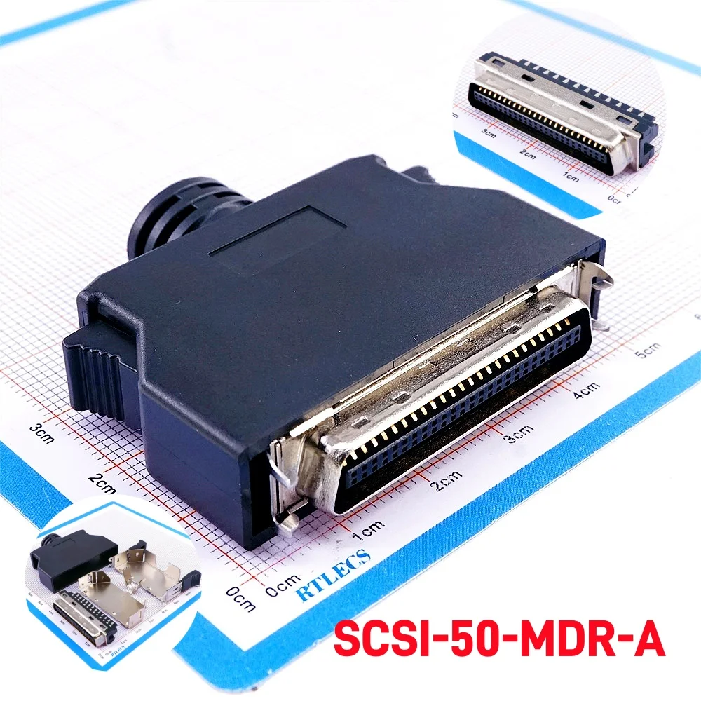 1-5-20-Pcs-DIY-SCSI-Connector-MDR-50-Positions-Solder-Male-Plug-50-Pin ...