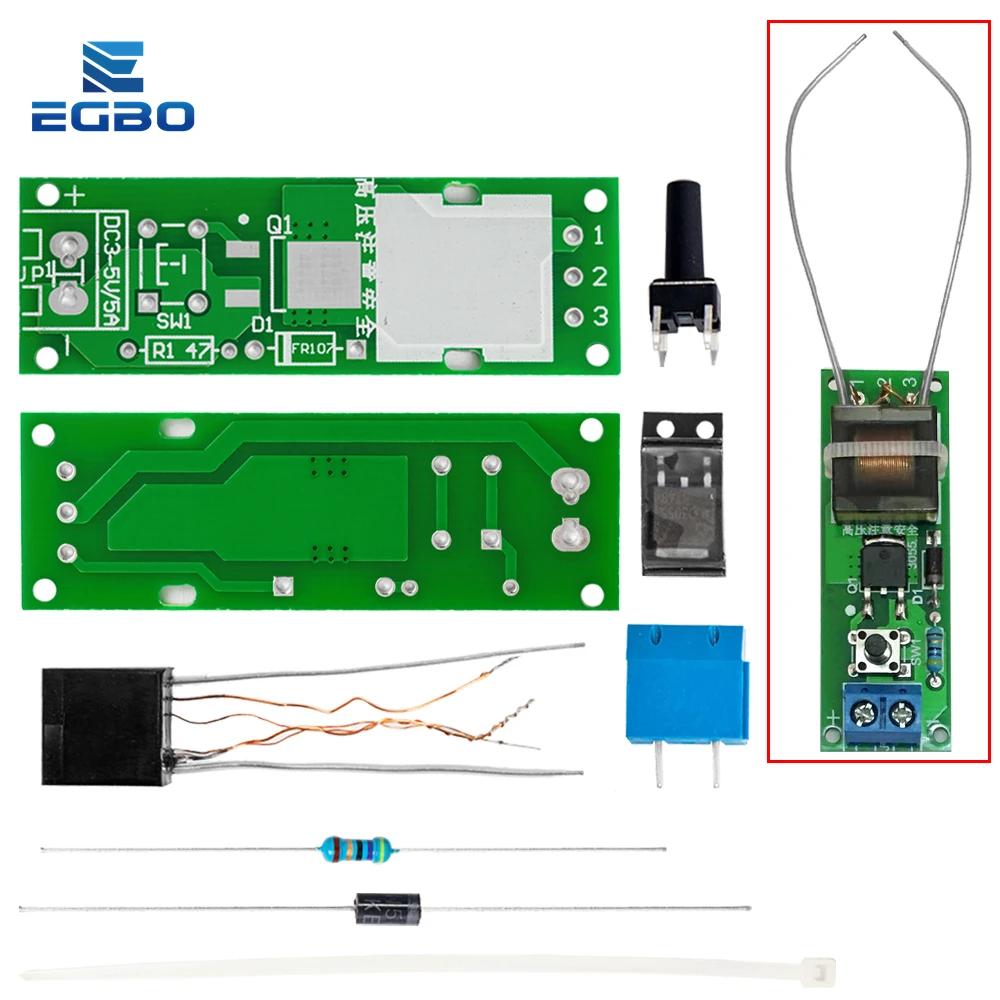 HV-1-High-Voltage-Generator-Arc-Ignition-DIY-Kit-Arc-Generator-Arc ...