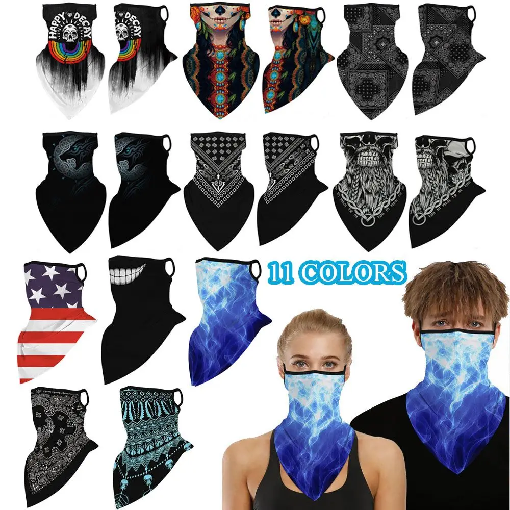 Multi-function FACE Neck Gaiter Balaclava Bandana Face Tube Scarf Headband Cycling Riding ...