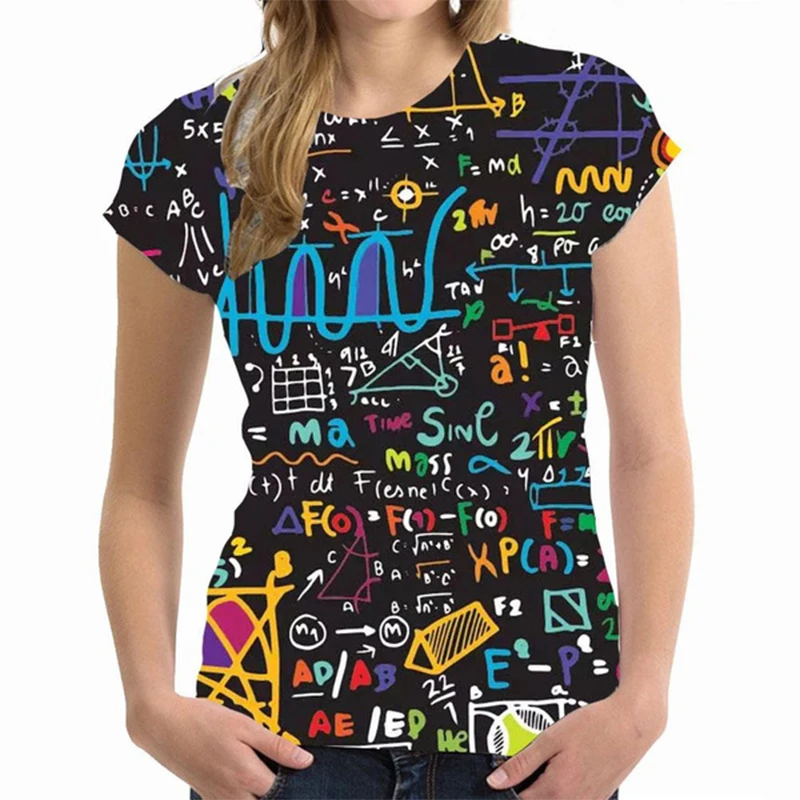 Camiseta-con-estampado-3D-de-f-rmula-de-matem-ticas-para-hombre-y-mujer ...